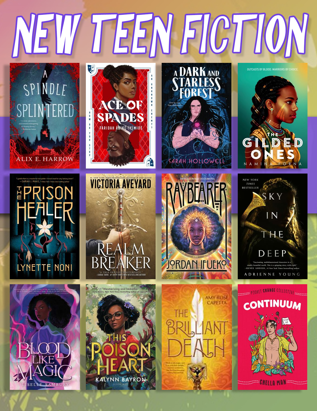 New Teen Books – MARSHALL PUBLIC LIBRARY