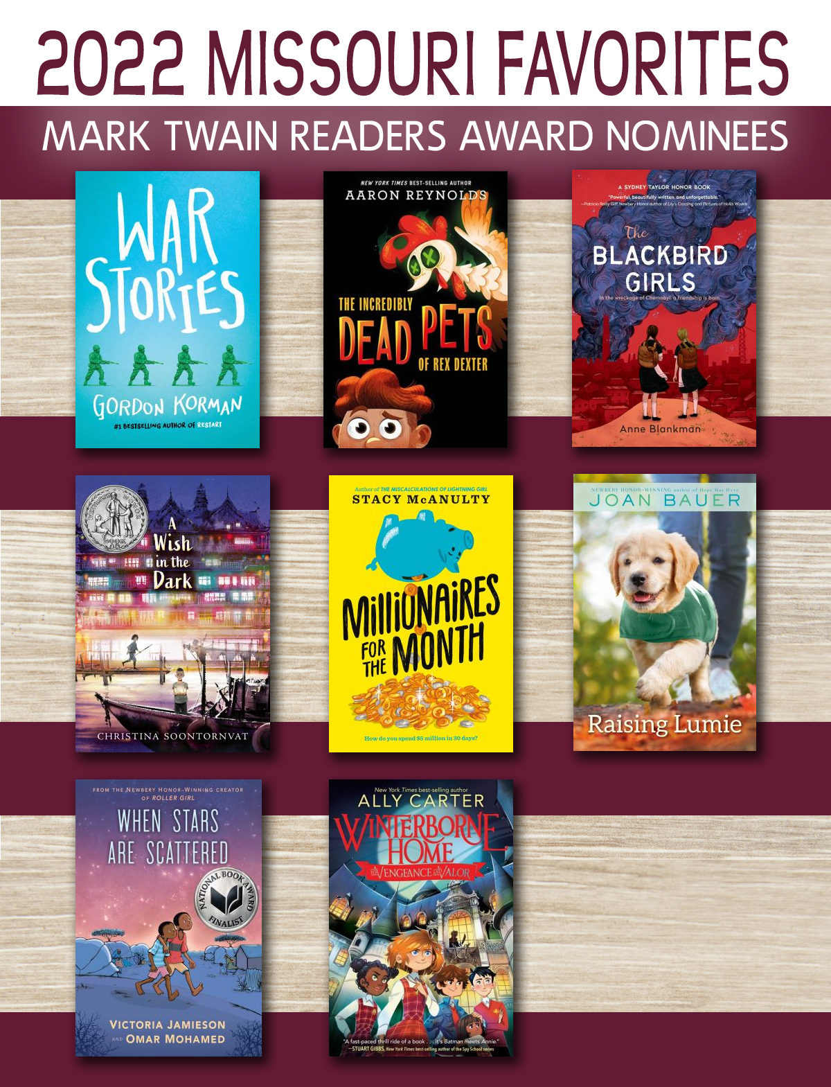 Missouri Readers Award Nominees – MARSHALL PUBLIC LIBRARY