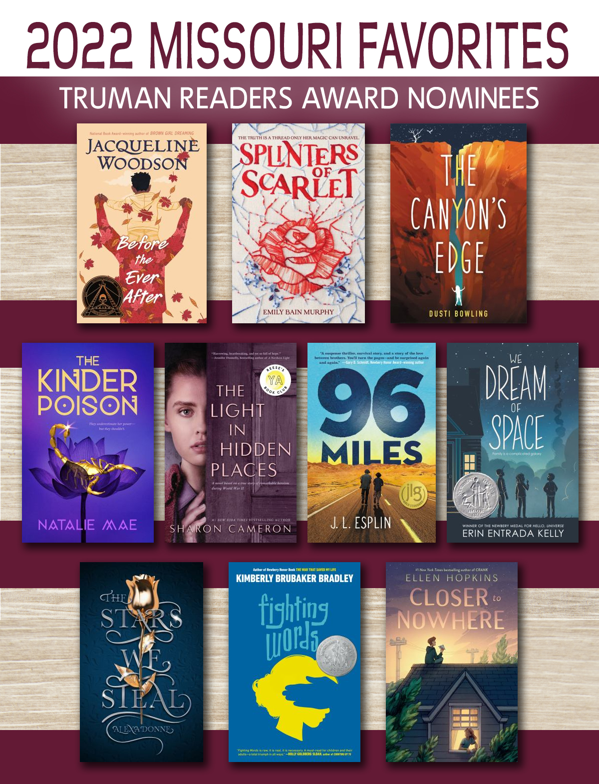 Missouri Readers Award Nominees – MARSHALL PUBLIC LIBRARY