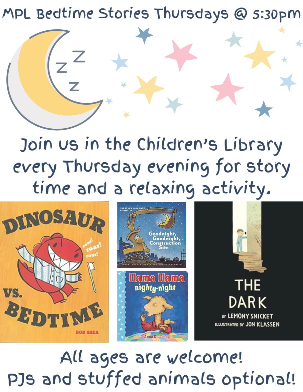 Bedtime Stories @ MPL – MARSHALL PUBLIC LIBRARY